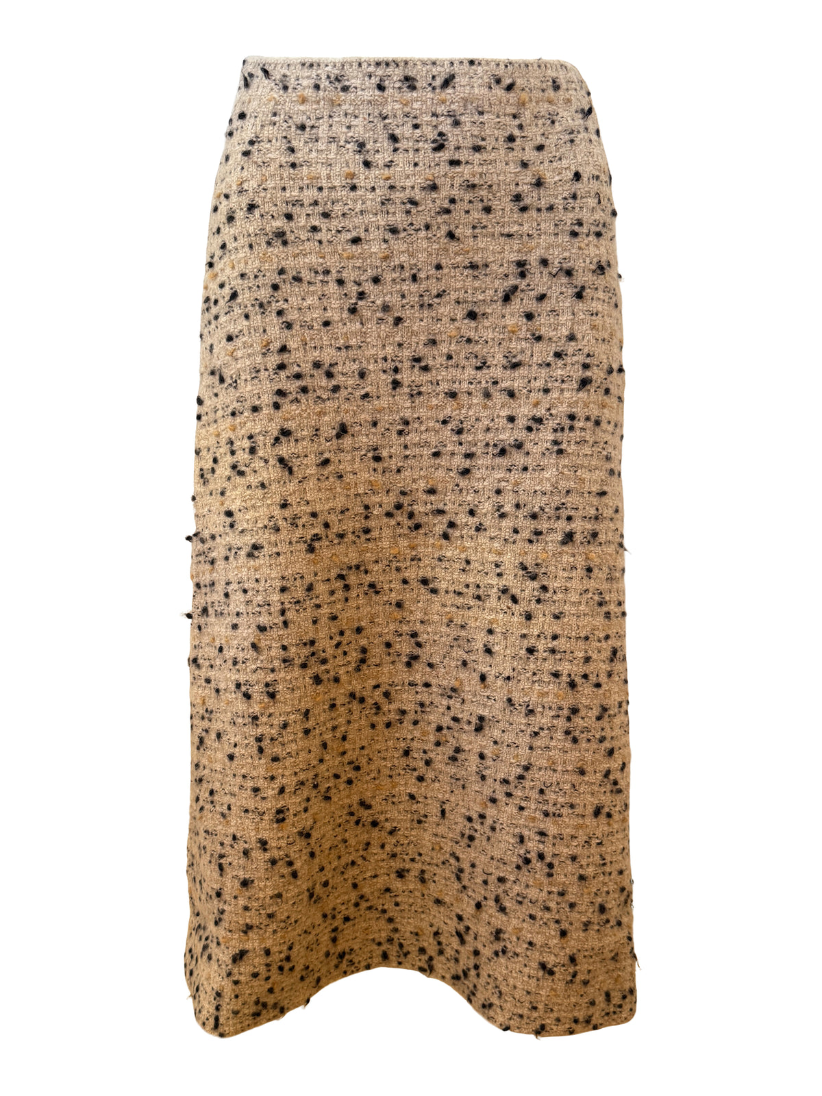 Rich Cream and Black Tweed Knit A Line Skirt– aquelboutique
